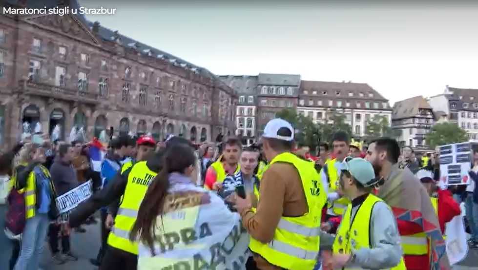 Studenti ultramaratonci stigli u Strazbur - Gledaj.rs